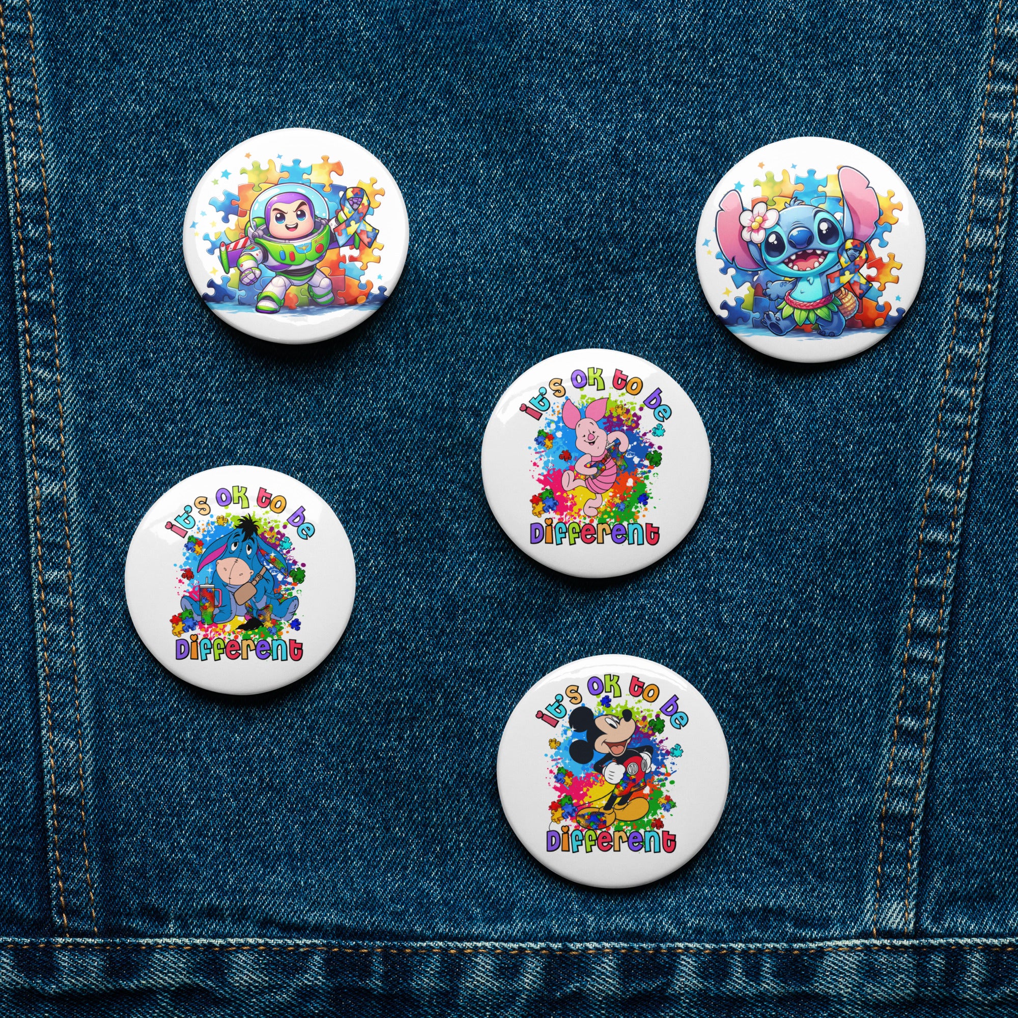 Autism pin buttons – BRETEES